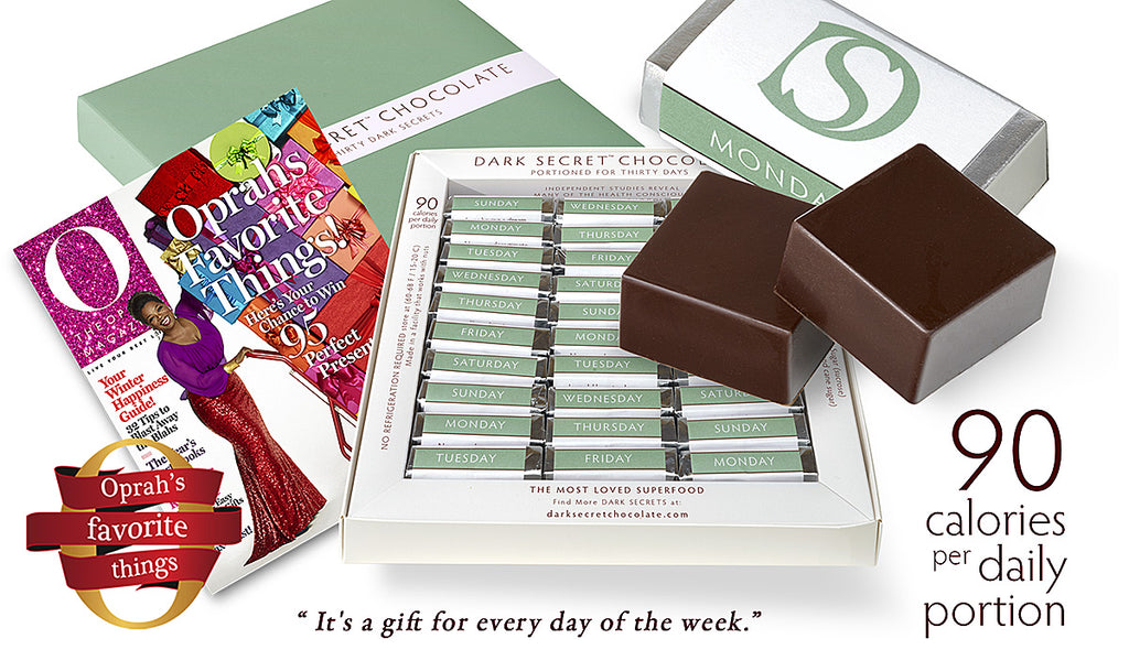 DARK SECRET® chocolate with 67% Cacao - 30 Day box – The Chocolatorium ...