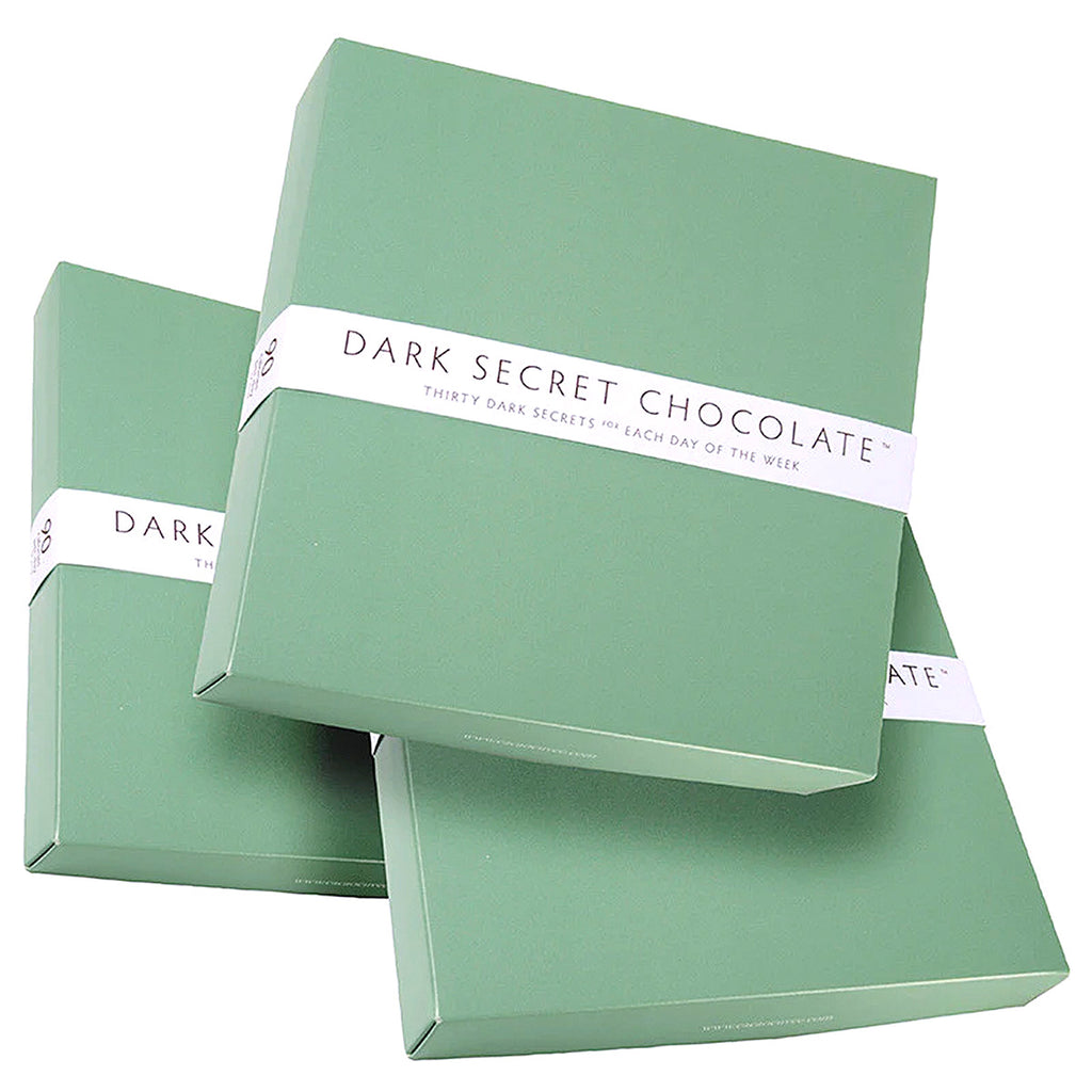 Three 30 Day Boxes / DARK SECRET chocolate with 67% Cacao – The ...