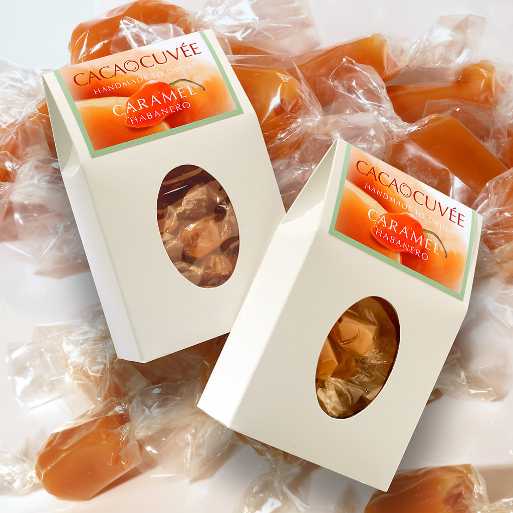 Caramel with Habanero peppers - Two 8oz boxes – The Chocolatorium, Inc ...